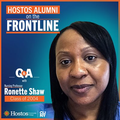 Q&A with Nursing Professor Ronette Shaw | Hostos Alumni on the ...